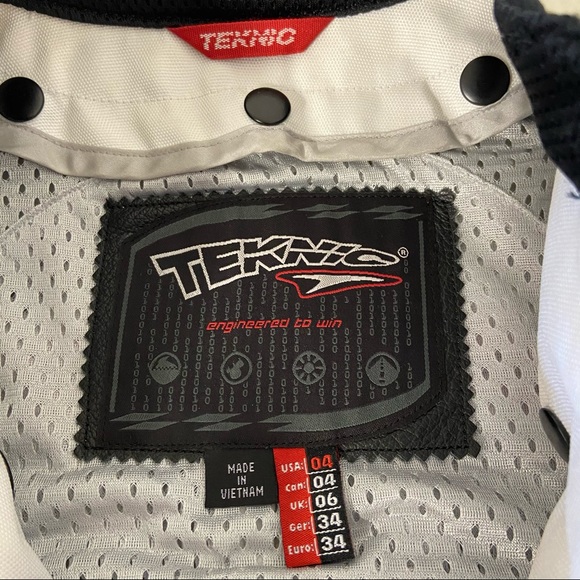 Teknic | Jackets & Coats | Teknic Leather Motorcycle Riding Jacket 4 ...